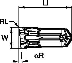 Beyond™ Evolution™ • Cut-Off Insert • CL Geometry • Metric