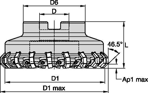 Mill 16™ • Shell Mill • Wedge Clamping • Coarse Pitch • Metric