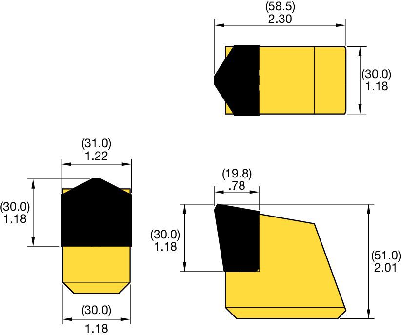 Welding Bar Teeth • KFWT316050NNS