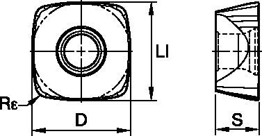 7792VXD12 Milling Inserts