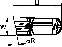 Beyond™ Evolution™ • Cut-Off Insert • CF Geometry • Precision Ground • Inch