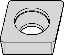 Screw-On CCMW ISO/ANSI Turning Insert 5640401 - Kennametal