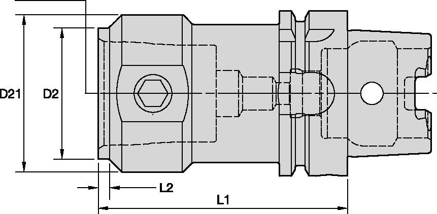 KM™-HSK63T Form A • KM™ Modular Adapters