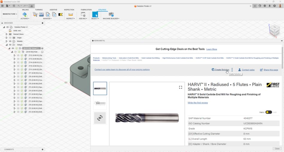 Fusion 3D CAD/CAM/CAE/PCB Software - Kennametal