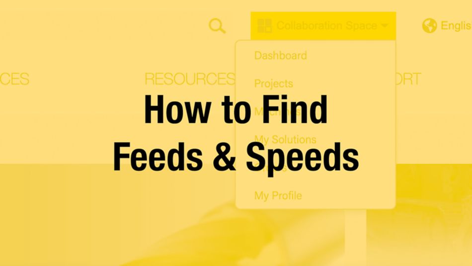 How to Find Speeds and Feeds - Kennametal