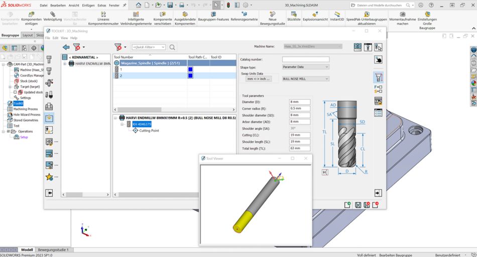 SolidCAM - Kennametal Cutting Tool Database Now Available!